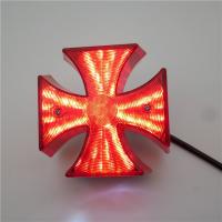 China Silver Plating 12V LED Motorcycle Tail Light for Improved Brake Stop Function for sale