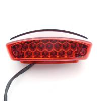 China Voltage DC 12V Motorcycle LED Brake Tail Light for Honda Yamaha Suzuki for sale