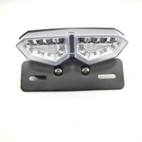 China Motorcycle LED Tail Light with Turn Signals Red/Yellow Light Color and 0.01-0.29W for sale