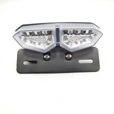 China Motorcycle LED Tail Light with Turn Signals Red/Yellow Light Color and 0.01-0.29W for sale