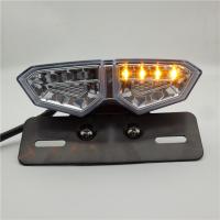 China Motorcycle LED Tail Light with Turn Signals Red/Yellow Light Color and 0.01-0.29W for sale