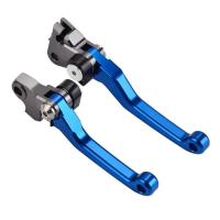 China Blue/Custom Color CNC Dirt Bike Brake Clutch Levers for Yamaha YZ125 YZ250 YZ450F OEM for sale