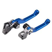 China Blue/Custom Color CNC Dirt Bike Brake Clutch Levers for Yamaha YZ125 YZ250 YZ450F OEM for sale