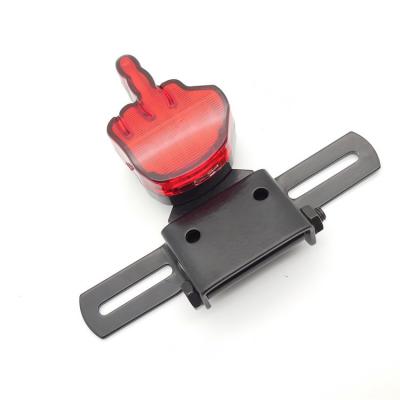 China Middle Finger Rear License Brake LED Tail Light for 12V Vehicle Repair/Replacement for sale