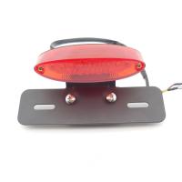 China 12V Motorcycle LED Taillight Red/White Light Color with Custom Driving Bracket for sale