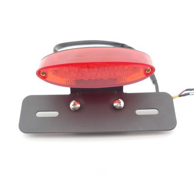 China 12V Motorcycle LED Taillight Red/White Light Color with Custom Driving Bracket for sale