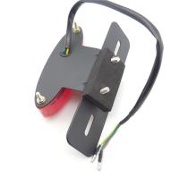 China 12V Motorcycle LED Taillight Red/White Light Color with Custom Driving Bracket for sale