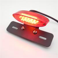 China 12V Motorcycle LED Taillight Red/White Light Color with Custom Driving Bracket for sale