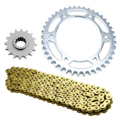 China 108L Custom Motorcycle Chains and Sprocket Kits for Honda CBR 600 F4i for sale