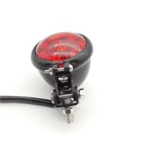 China Customized Black/Silver Plating LED Vintage Motorcycle Tail Light for Harley for sale