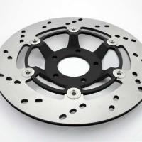China Stainless steel 420 2Cr13 Aluminum alloy Front Brake Disc for Suzuki RG 400 500 Gamma for sale