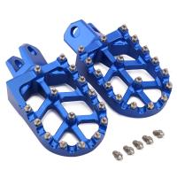 China Blue Aftermarket Motorcycle Foot Pegs for Suzuki DRZ400SM For Smooth Riding Experience for sale