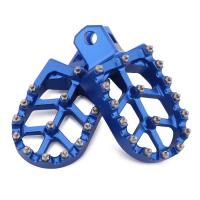 China Blue Aftermarket Motorcycle Foot Pegs for Suzuki DRZ400SM For Smooth Riding Experience for sale