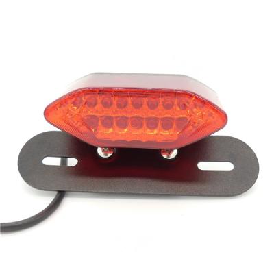 China 12V Universal Motorcycle Brake Tail Light Running LED Ideal for Repair/Replacement for sale