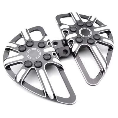 China Footrest Plate for Harley Sportster XL883 XL1200 Touring Road King Dyna Fat Bob FXDB for sale