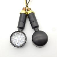 China Universal LED Motorcycle Retro Front Turn Signal Light Indicator for Harley Honda Suzuki for sale