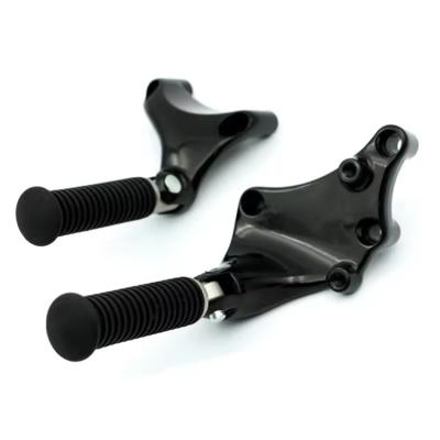 China Motorcycle Footrest with Side Stand For Harley Sportster Iron 883 1200 XL 48 72 SuperLow Custom for sale