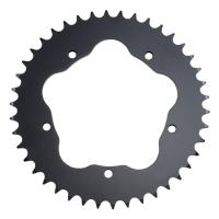 China Customized Steel Motorcycle Sprocket for Ducati 848 998 36-45T 525 Silver Finish for sale