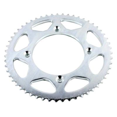 China Natural Color 428 49-56T Motorcycle Rear Sprocket for Honda CR80R CR85 Replace/Repair for sale