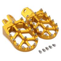 China Precision CNC Motorcycle Foot Pegs for Suzuki RMZ125 RMZ250 RMX250 DRZ400 Sample Make for sale