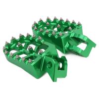 China Customized CNC Aluminum Alloy Dirtbike Foot Pegs for Kawasaki KX125 KX250 KX500 Sample for sale