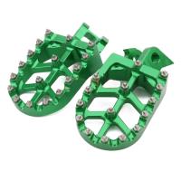 China Customized CNC Aluminum Alloy Dirtbike Foot Pegs for Kawasaki KX125 KX250 KX500 Sample for sale