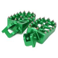 China Customized CNC Aluminum Alloy Dirtbike Foot Pegs for Kawasaki KX125 KX250 KX500 Sample for sale
