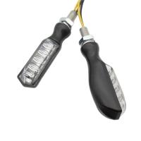 China LED Flowing Water Blinker Motorcycle Turn Signals Light Pointer Indicator Clear Color for sale