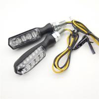 China LED Flowing Water Blinker Motorcycle Turn Signals Light Pointer Indicator Clear Color for sale