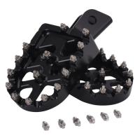 China Customized CNC Aluminum Alloy Foot Pegs for Kawasaki KLX110 110L KX60 in Green/Black for sale