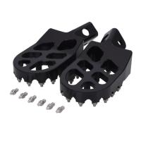 China Customized CNC Aluminum Alloy Foot Pegs for Kawasaki KLX110 110L KX60 in Green/Black for sale
