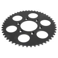 China Customized Steel 45T 49T Motorcycle Rear Sprocket for Aprilia 125 MX SX RX Customized for sale