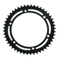 China Custom 428 48T 50T Motorcycle KMX 125 Sprocket for Kawasaki KMX125 KMX200 in A3 Steel for sale