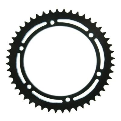 China Custom 428 48T 50T Motorcycle KMX 125 Sprocket for Kawasaki KMX125 KMX200 in A3 Steel for sale