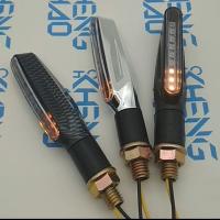 China Yellow Light Custom Sequential 9pcs LED Turn Signal Light for Motorcycle for sale