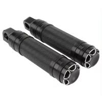 China 25mm Motorcycle Foot Pegs Rests for Harley Sportster Touring Dyna Road King Fatboy V-Rod Black for sale