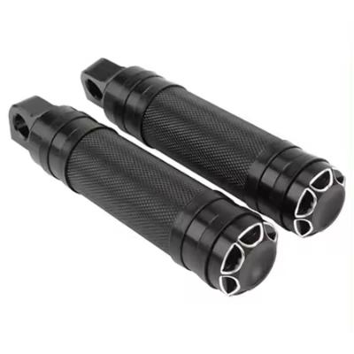 China 25mm Motorcycle Foot Pegs Rests for Harley Sportster Touring Dyna Road King Fatboy V-Rod Black for sale
