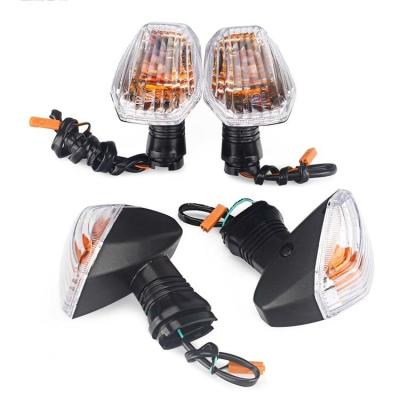China Custom Fit Amber Indicator Lights for Kawasaki KLR650 ZX6R ZX6RR KLE500 KLE650 Z750S for sale
