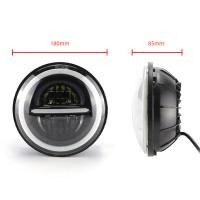 China 7 Inch 40W Motorcycle LED Headlight with Custom Design and Aluminum Alloy PC Lens for sale