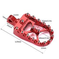 China Custom 360 Degree Rotating CNC Wide Foot Peg for Harley Sportster 883 1200 XL Aluminum for sale