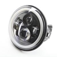China Custom Modified 7 Inch LED Round Retro Vintage Motorcycle Headlight Sample Make Sample for sale