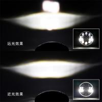 China Modified Motorcycles 6.3 Inch Round LED Headlights with Customized Skull Design for sale