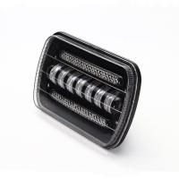 China 10-60V Voltage Custom Modified 7 inch 70W Square LED Motorcycle Headlight for Harley for sale