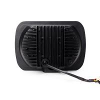 China 10-60V Voltage Custom Modified 7 inch 70W Square LED Motorcycle Headlight for Harley for sale