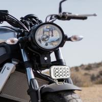 China Voltage 10-100V Modified Angel Eyes Strobe Auxiliary Light 36W LED Motorcycle Square Headlight for sale
