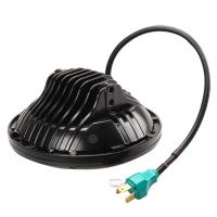 China Customized 75W Diecast Aluminum Housing PC Lens 7 Inch Round LED Motorcycle Headlight for sale