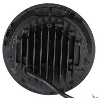 China 7 Inch Round LED Headlight for Harley High/Low Beam and Angel Eyes 50W for sale