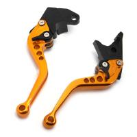 China Gold Motorcycle Brake and Clutch Levers for Suzuki SV650 SV650S DL650 Custom Modified for sale