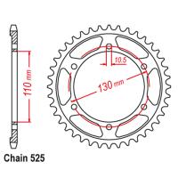 China Direct Customized 525 Motorcycle Sprocket 17T 43T for Yamaha MT 07 for sale