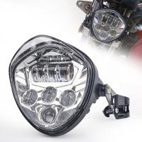 China Universal 60W Motorcycle LED Light Headlamp with Bracket Customized Modification for sale
